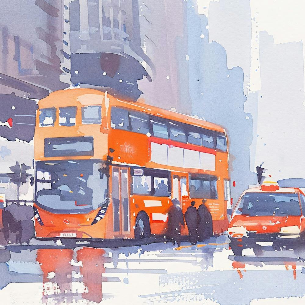 London Bus Art Print by ThatWorksMedia – Fy!