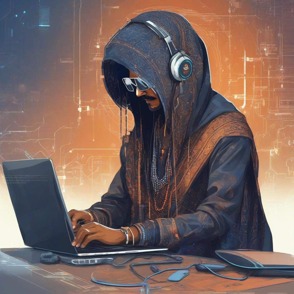 Indian AI Coder Art Print by Gauravgurjar – Fy!