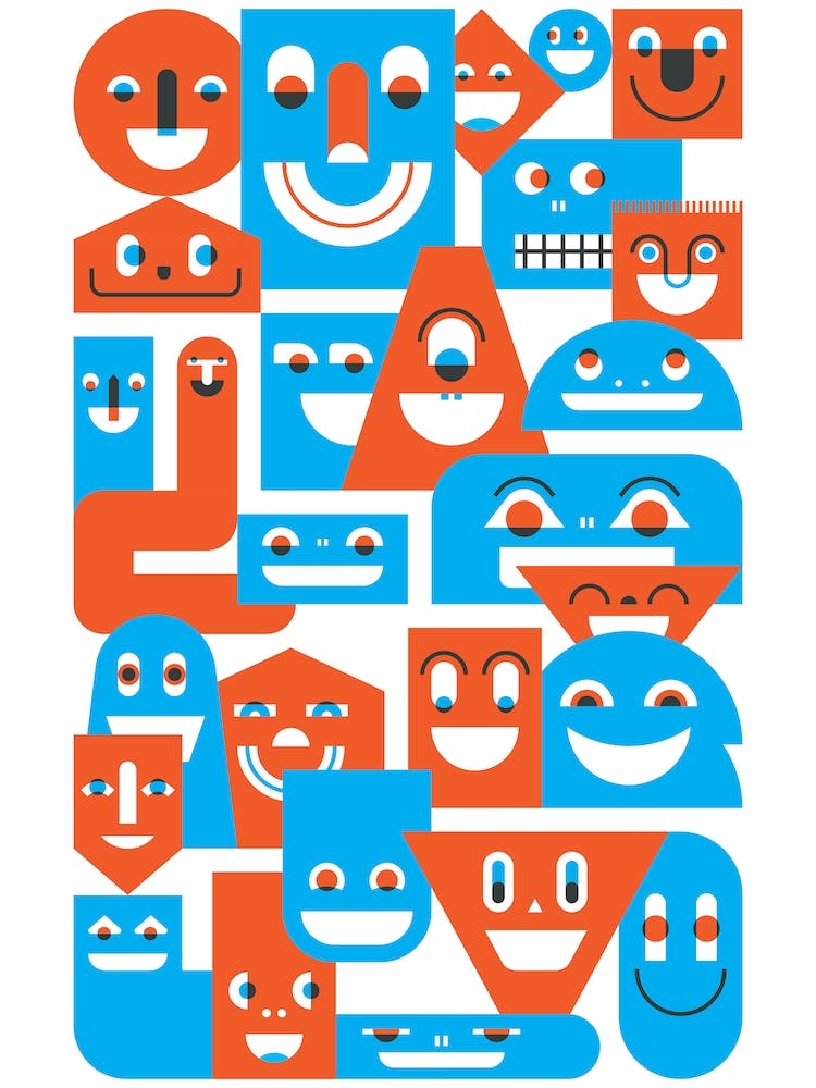 Smile Town Art Print by Studio Turbo – Fy!