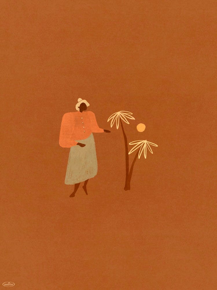 Palm Tree Groover - Tropicool Studio Art Print by Tropicool Studio – Fy!