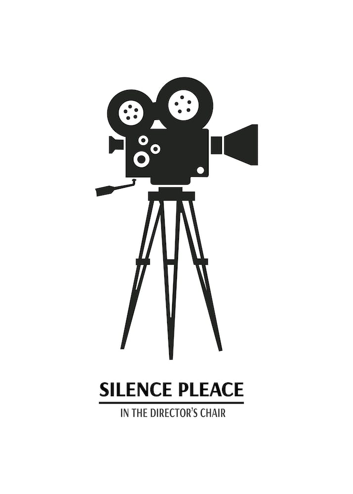 Silence Pleace Directors Art Print by Scandinavian Design – Fy!