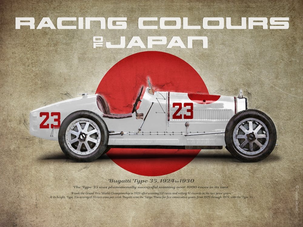 Racing Colours of Japan Art Print by Theo's Picture Factory – Fy!
