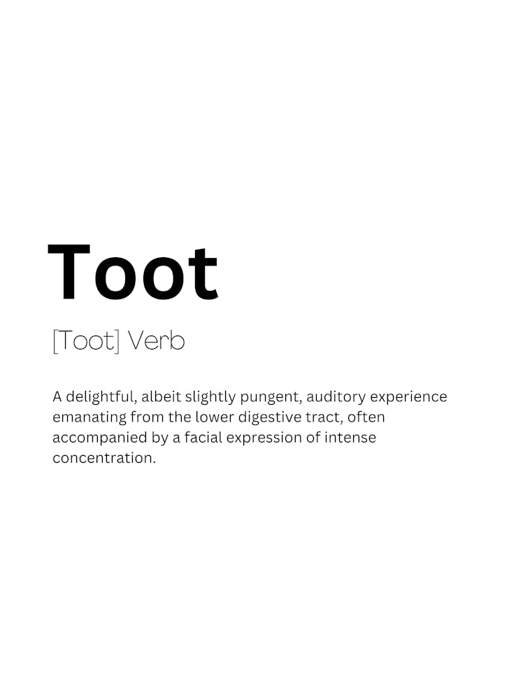 Toot Definition Meaning Art Print by Kaigozen – Fy!