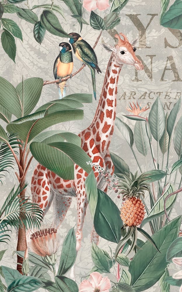 Nostalgic Animals Jungle Art Print by Andrea Haase – Fy!