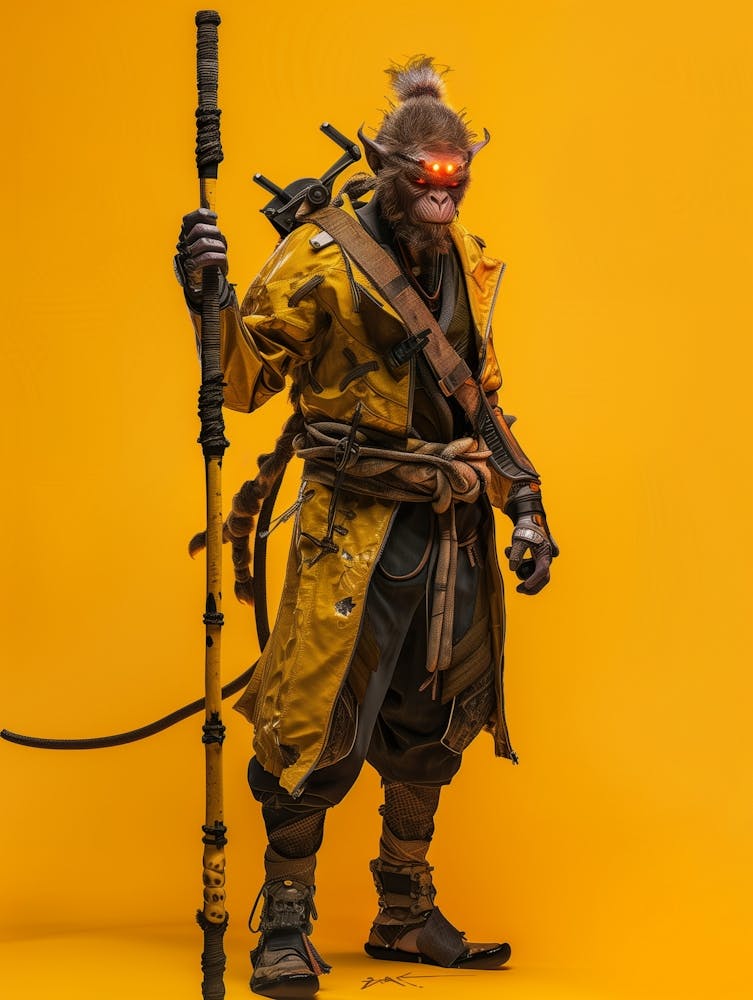 Handsome Sun Wukong From Journey To The West,Handsome Standing,Braid ...