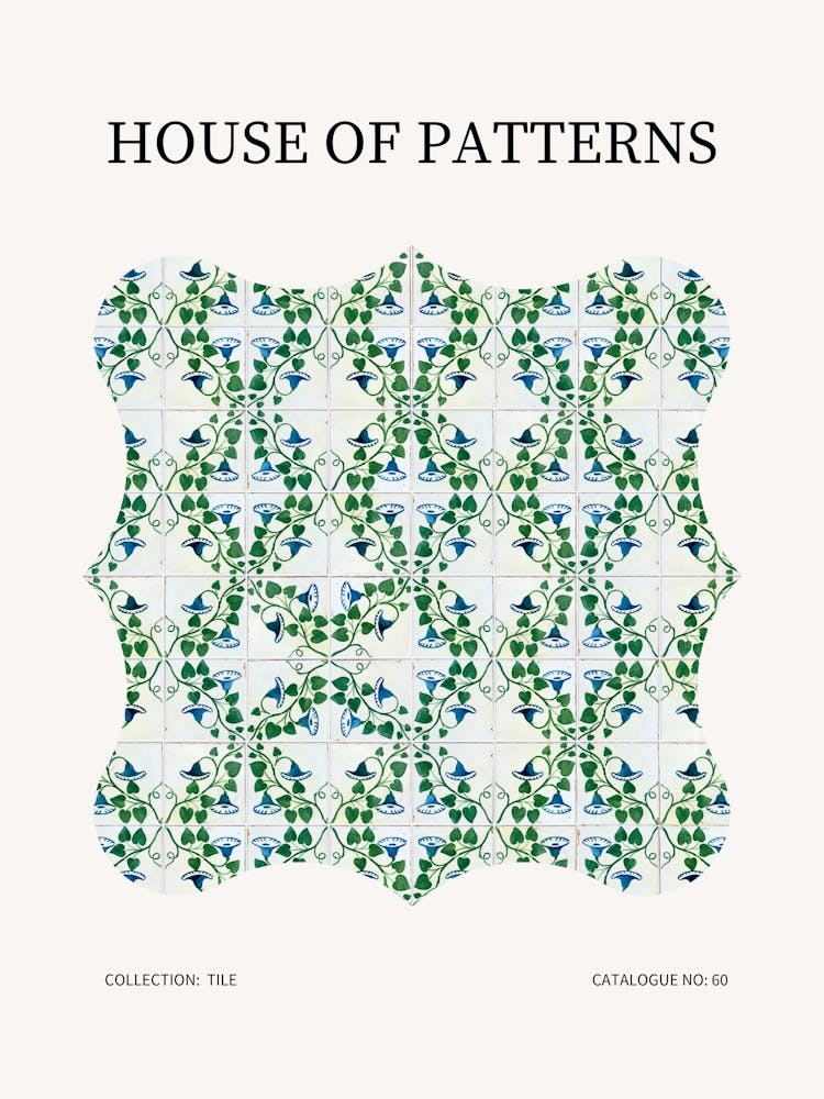 Tile Pattern Poster 61 Art Print by House of Patterns – Fy!