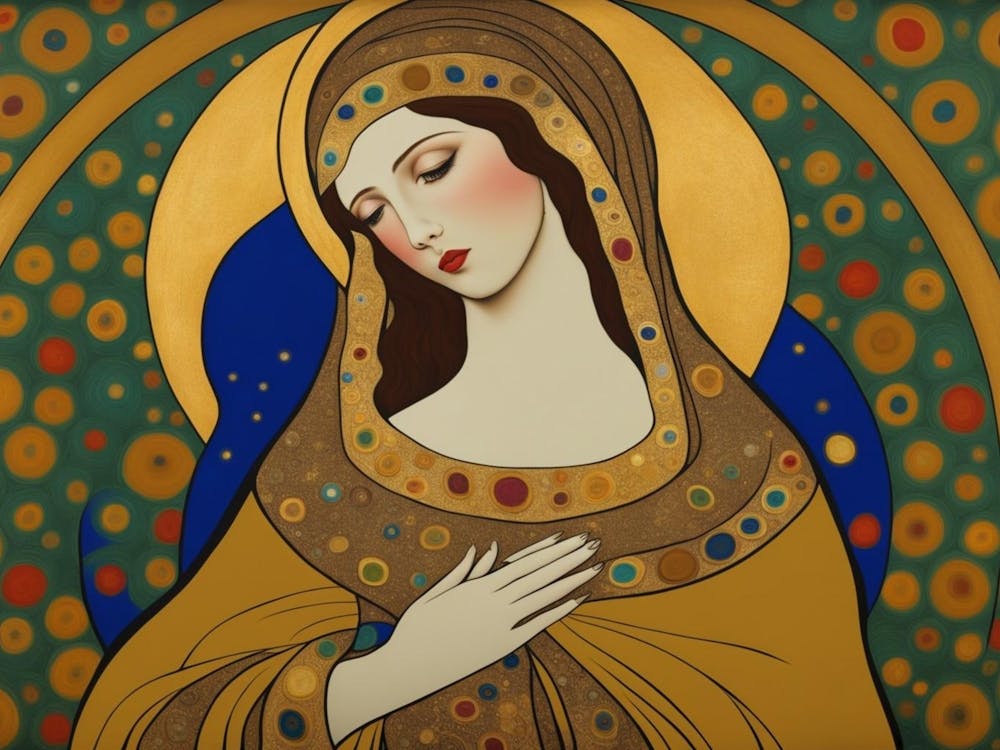 The Mary Art Print by Len Len – Fy!