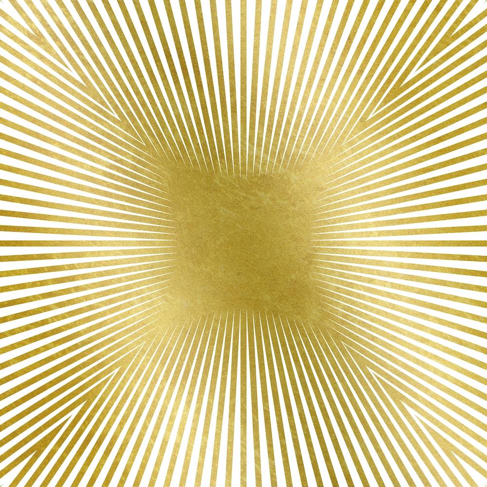 Converge Heavy Gold Square Art Print by Caitlin Workman – Fy!