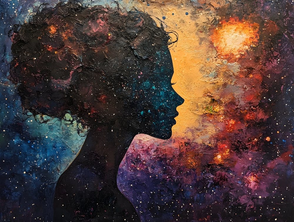 Woman In The Universe 9 Art Print by S.K. Coghlan – Fy!