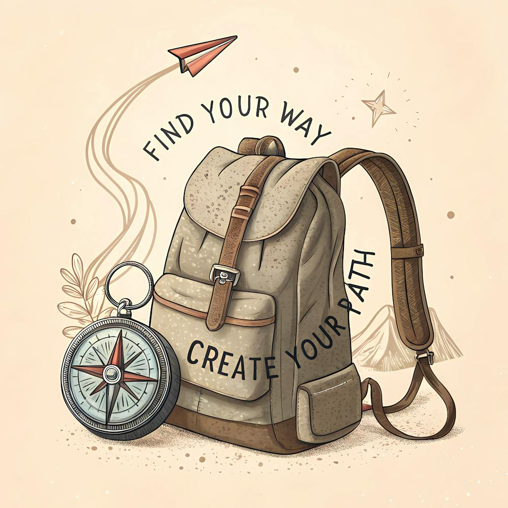 Find Your Way Create Your Path Art Print by Posterly Studio home decor ...