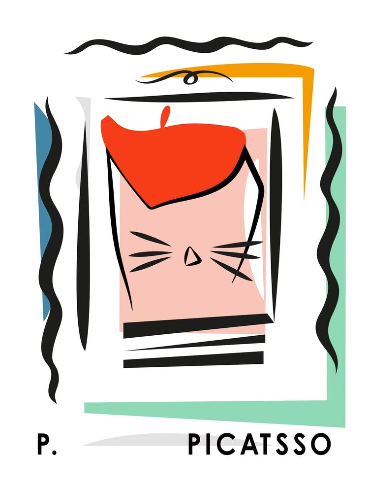 Picatso Picasso Art Print by Mambo – Fy!
