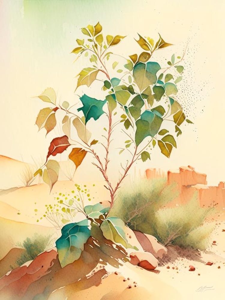 Poison Ivy In Desert Landscape Pop Art 3 Art Print by Leaf & Stem ...