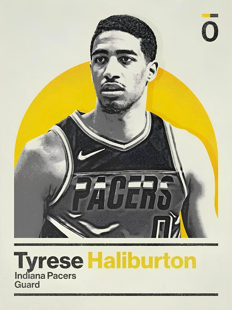 Tyrese Haliburton 3 Art Print by Keily Art Store – Fy!