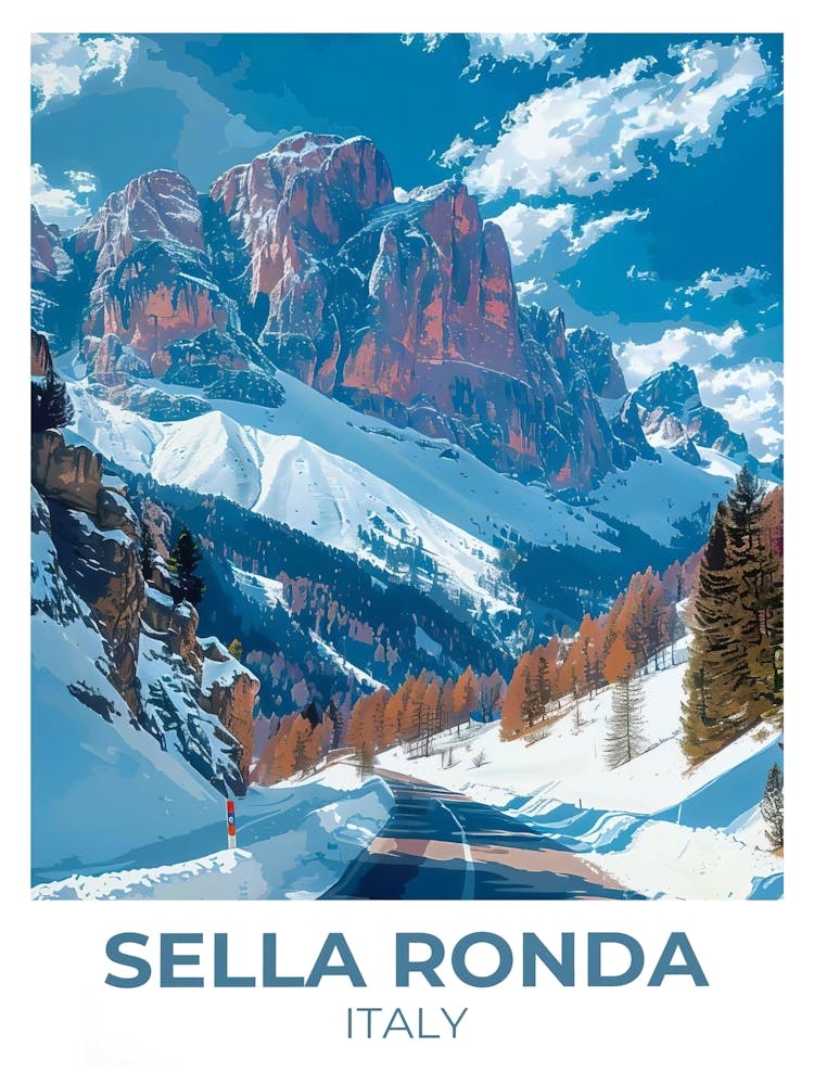 Sella Ronda Art Passo Gardena Art Sella Ronda Ski Art Sella Ronda ...