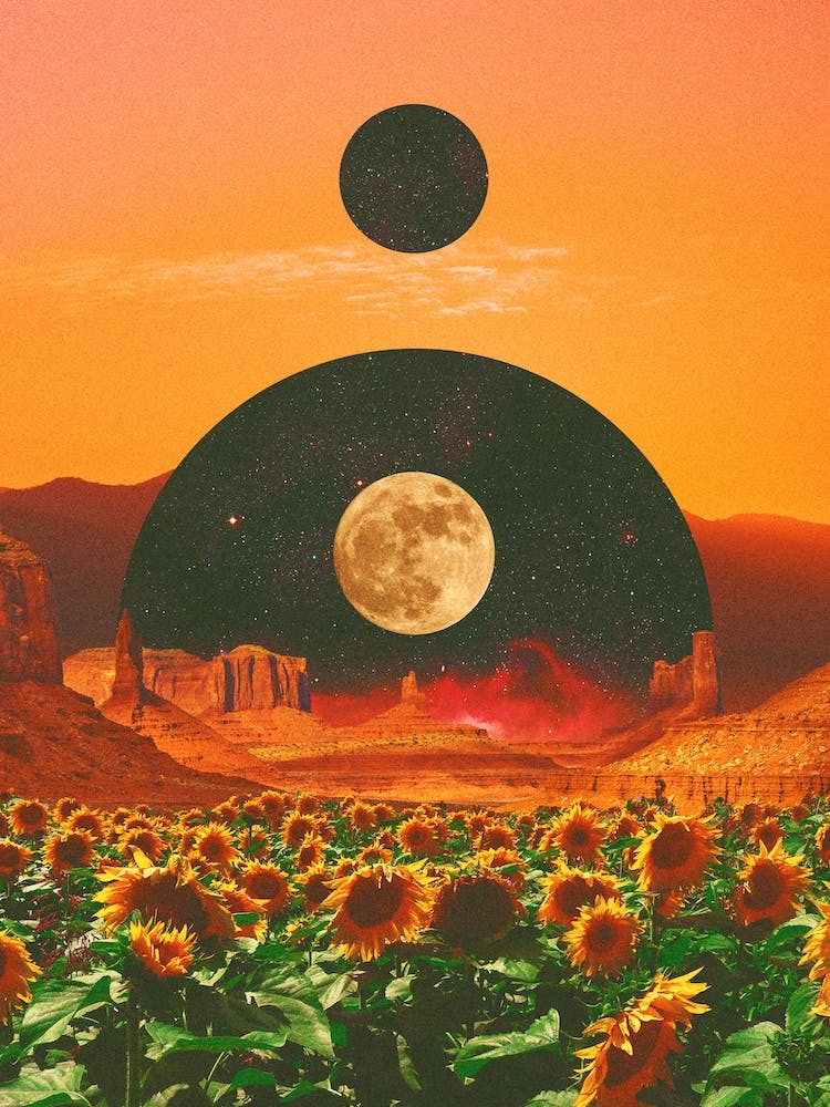 Lure Of Moon Art Print by Oggarts – Fy!