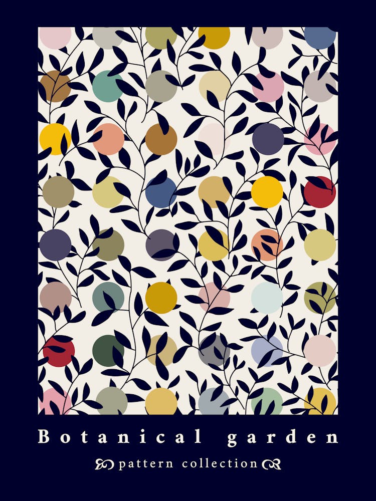 expectant iteration botanical garden pattern Art Print by DESIGN D ...