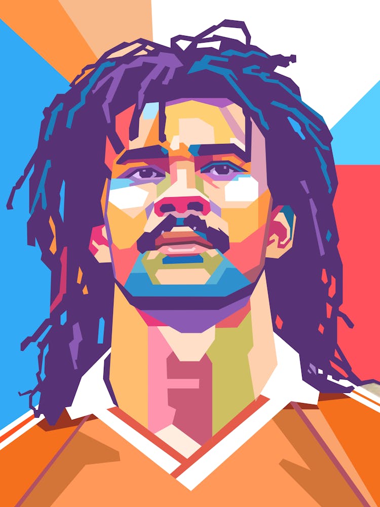 Ruud Gullit art Art Print by Pojokart – Fy!