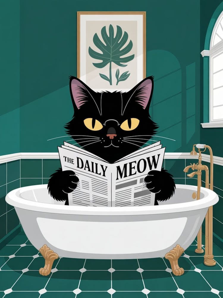 Daily Meow Art Print by Artful Discoveries – Fy!
