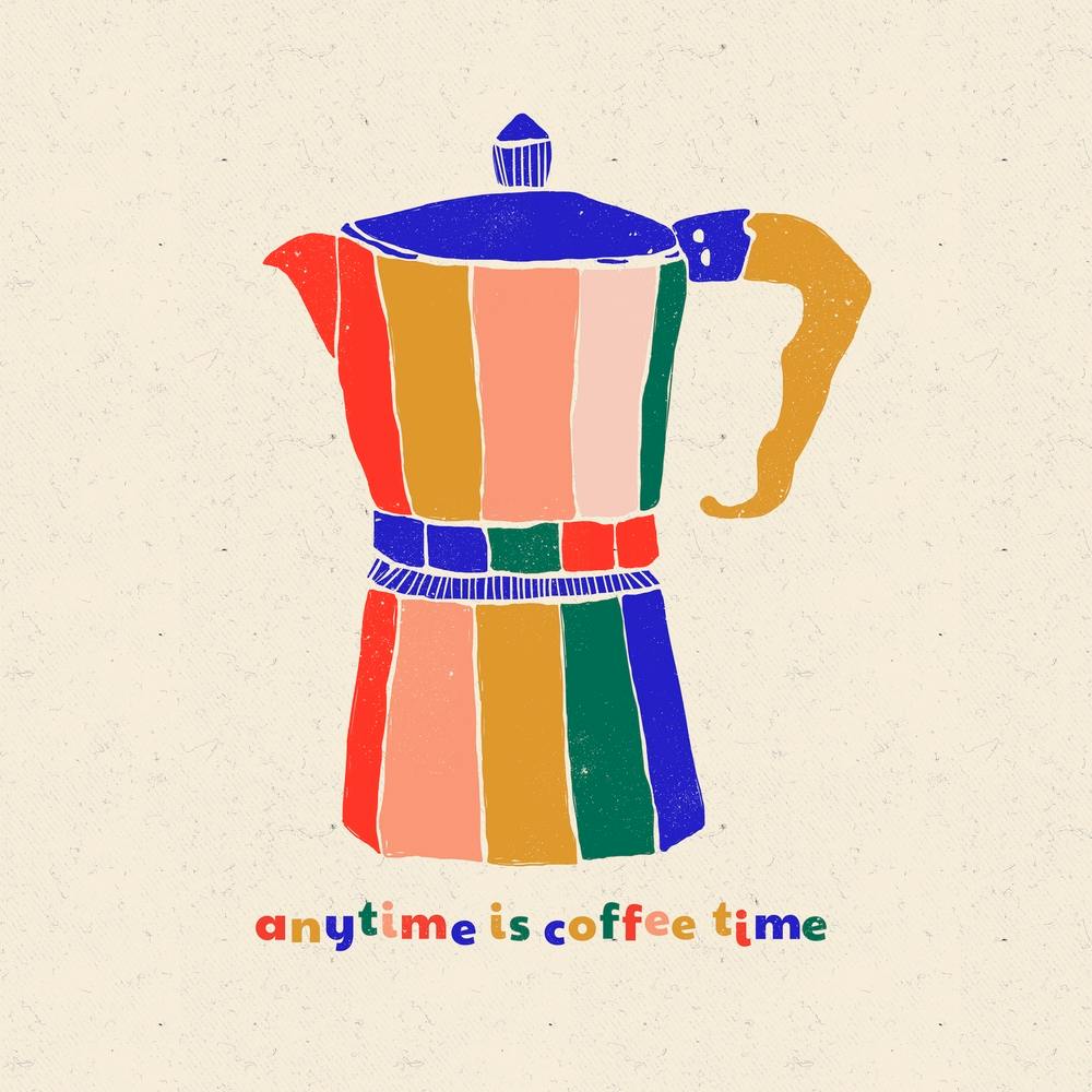 Any Time Is Coffee Time 1 Art Print by showmemars – Fy!