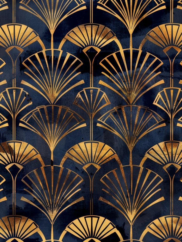 Deco Fans Art Print by Moving Clouds Art – Fy!
