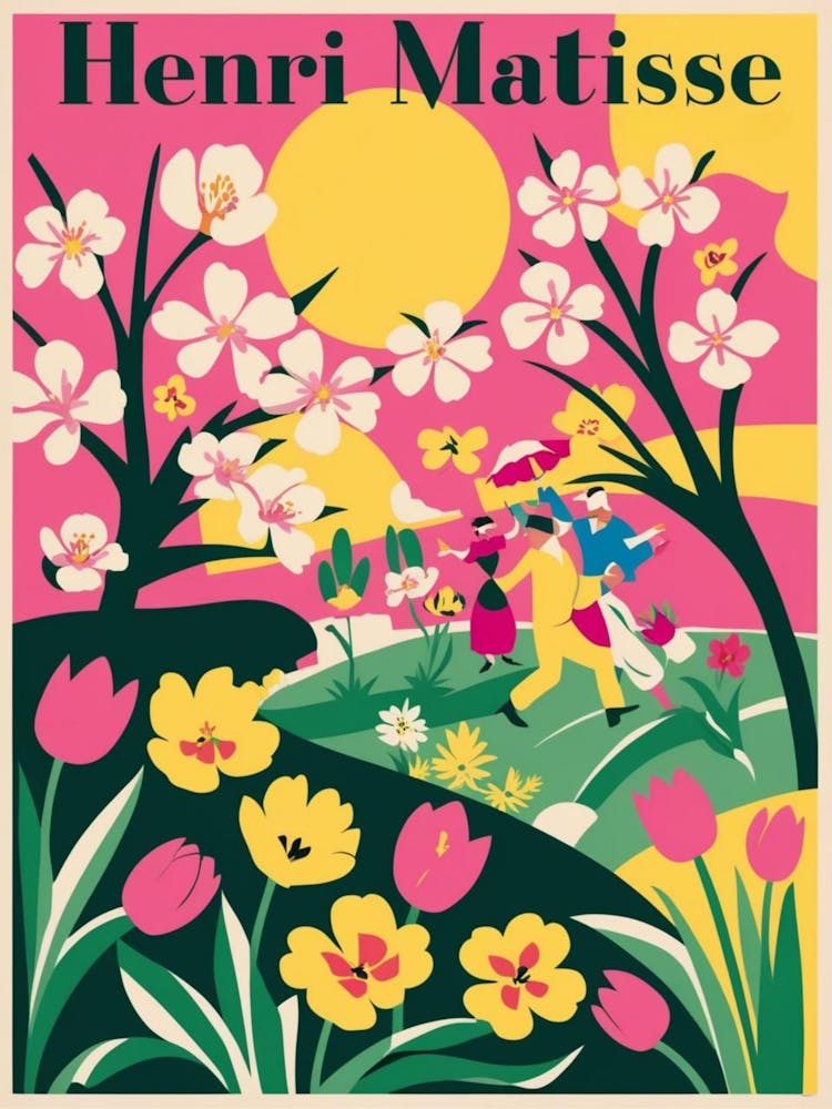 Henri Matisse Spring Vibes 1 Art Print by elfy art – Fy!