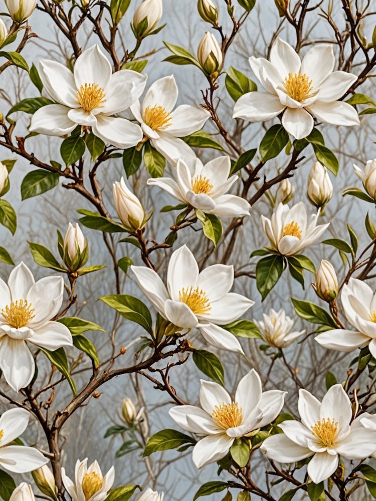Magnolia Blossom Burst Art Print by Daydream Pacific – Fy!