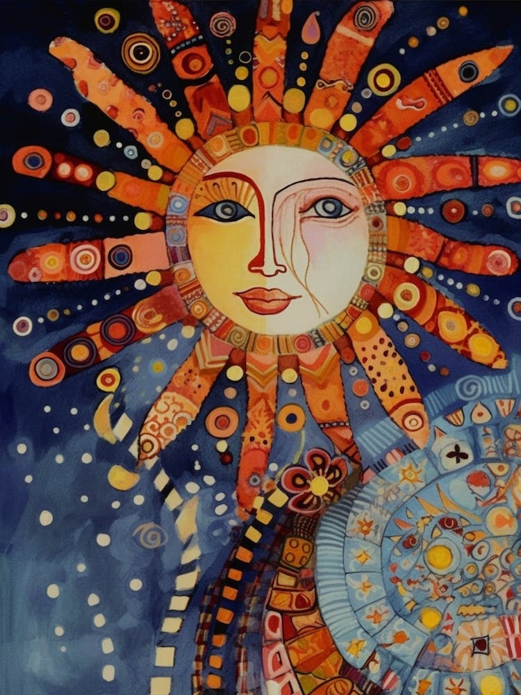 The Sun Lady Celestial 2 Art Print by Celestial Odyssey – Fy!