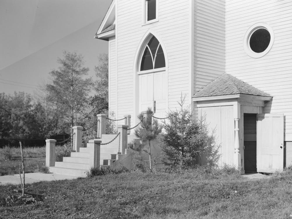 Detail Of Church In Littlefork, Minnesota By Russell Lee Art Print by ...
