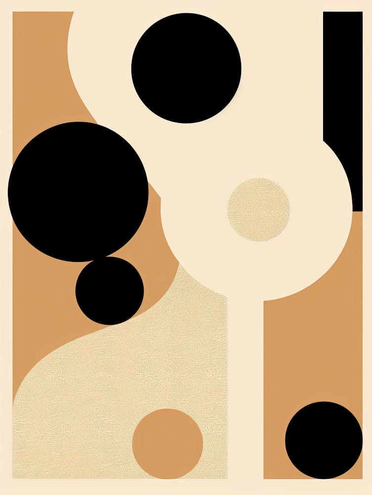 Retro Radiance; Mid Century Geometry Art Print by Art-Syndicate – Fy!