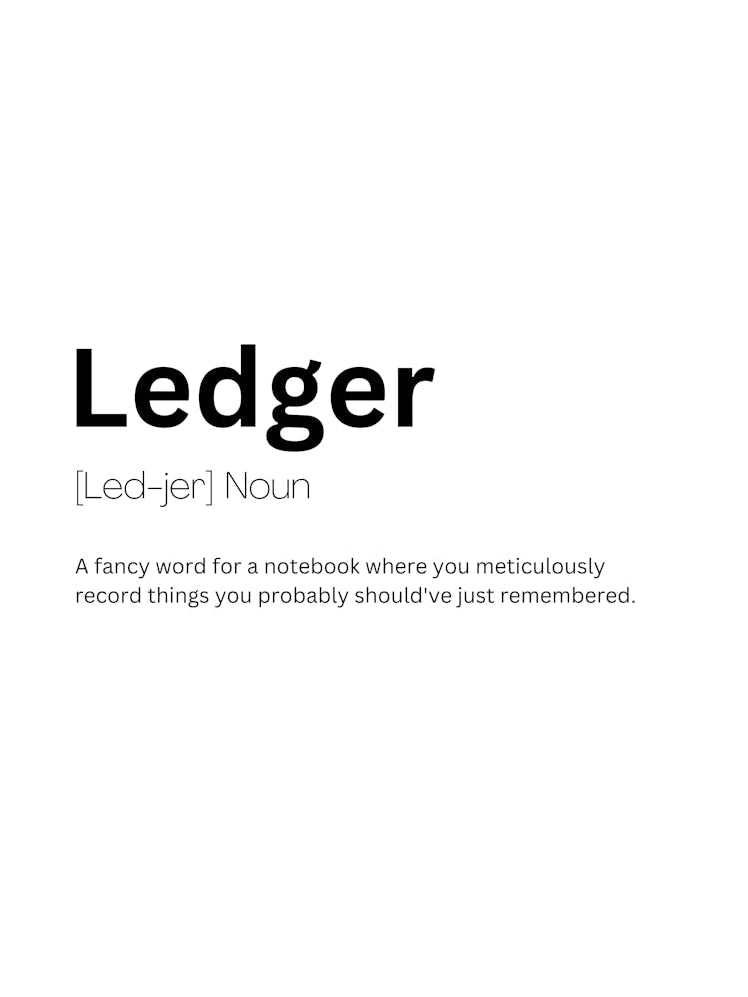 ledger words