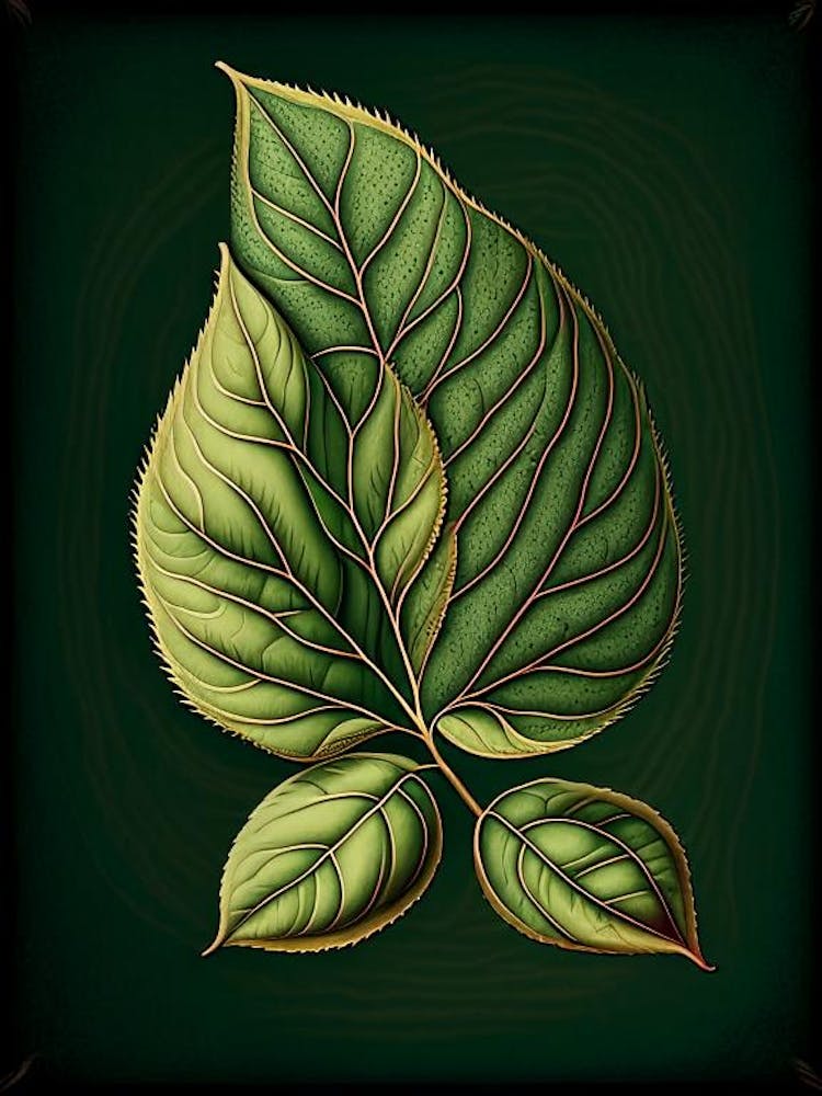 Tea Leaf Vintage Botanical 1 Art Print by Leaf & Stem Studio – Fy!