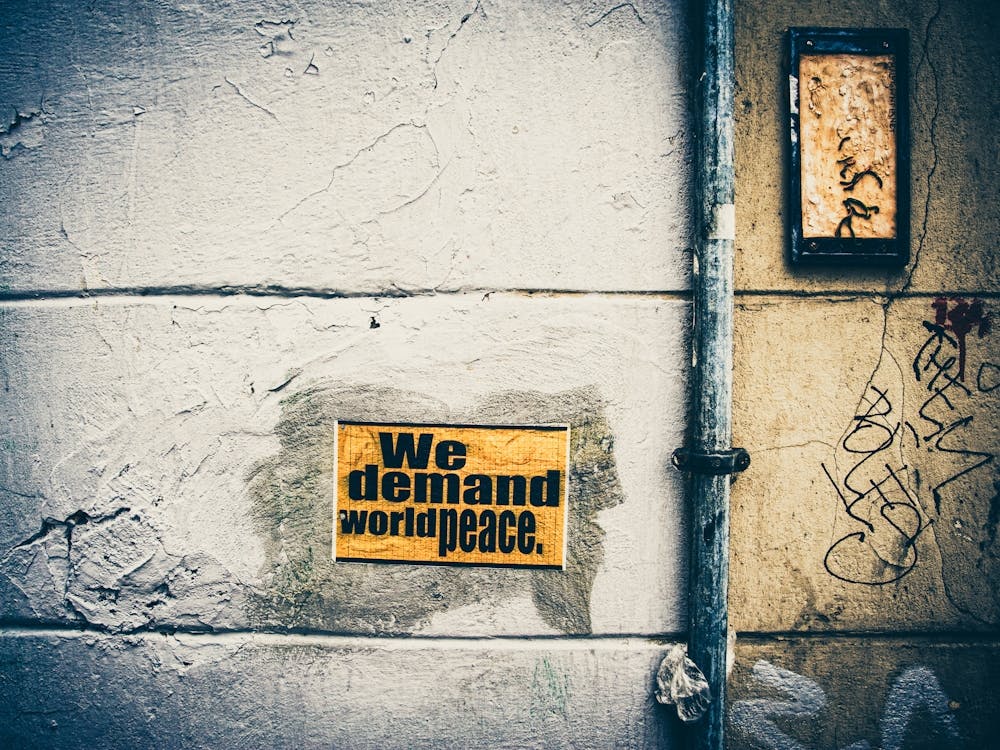 We Demand World Peace Art Print by Paul J Bucknall – Fy!