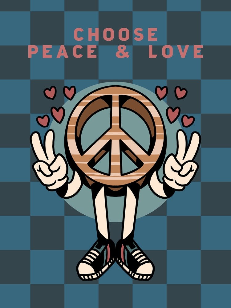 Checkerboard - "Choose Peace and Love" - Skater Kids for World Peace ...