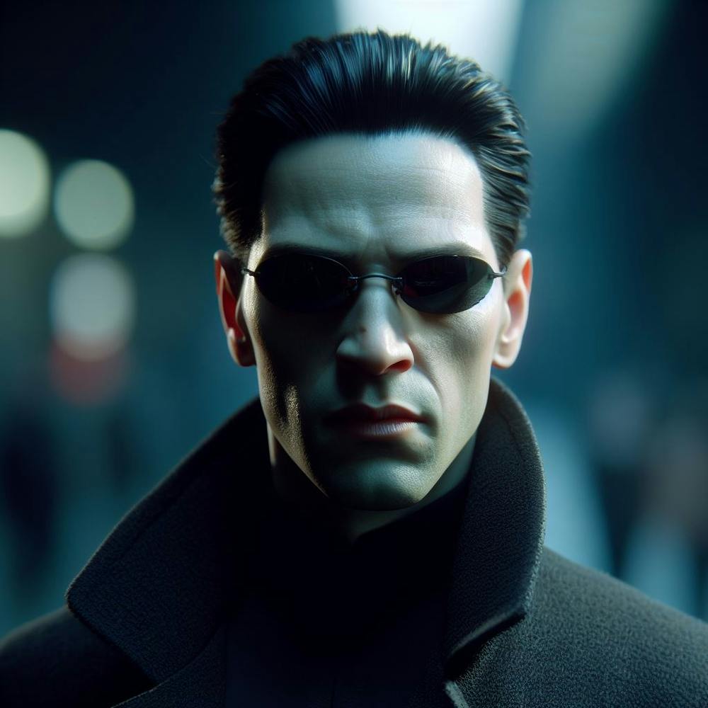 Thomas Anderson/Neo (from matrix) Art Print by Monsieut Tyler – Fy!