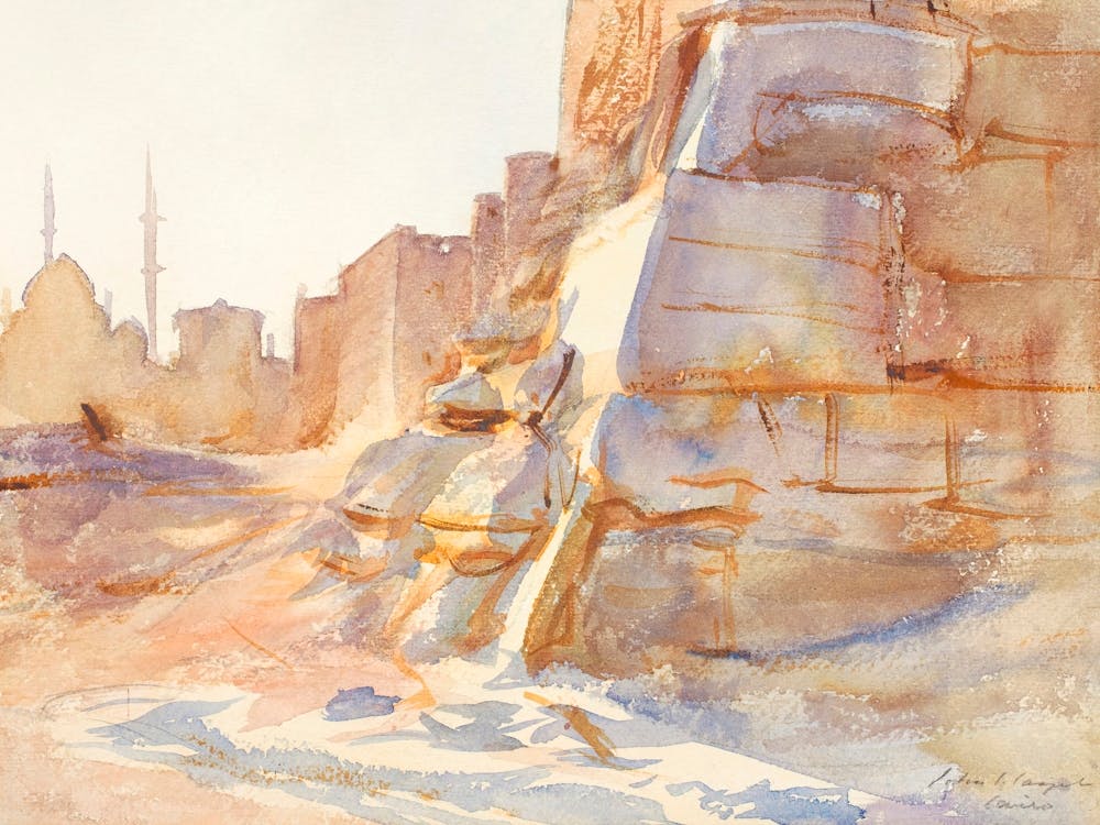 Cairo, John Singer Sargent Art Print by Fy! Classic Art Prints and Posters