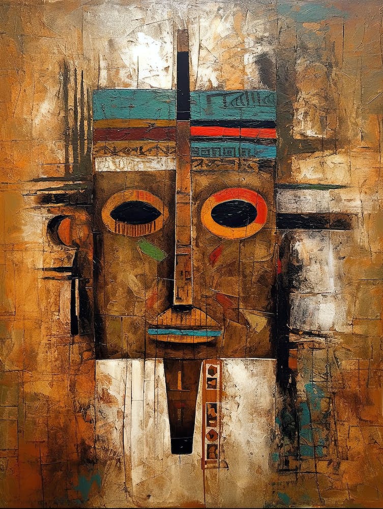 Mask Of The Gods, Native american 1 Art Print by Art-Syndicate – Fy!