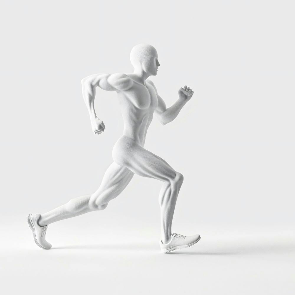Human Figure Running Art Print by ThatWorksMedia – Fy!