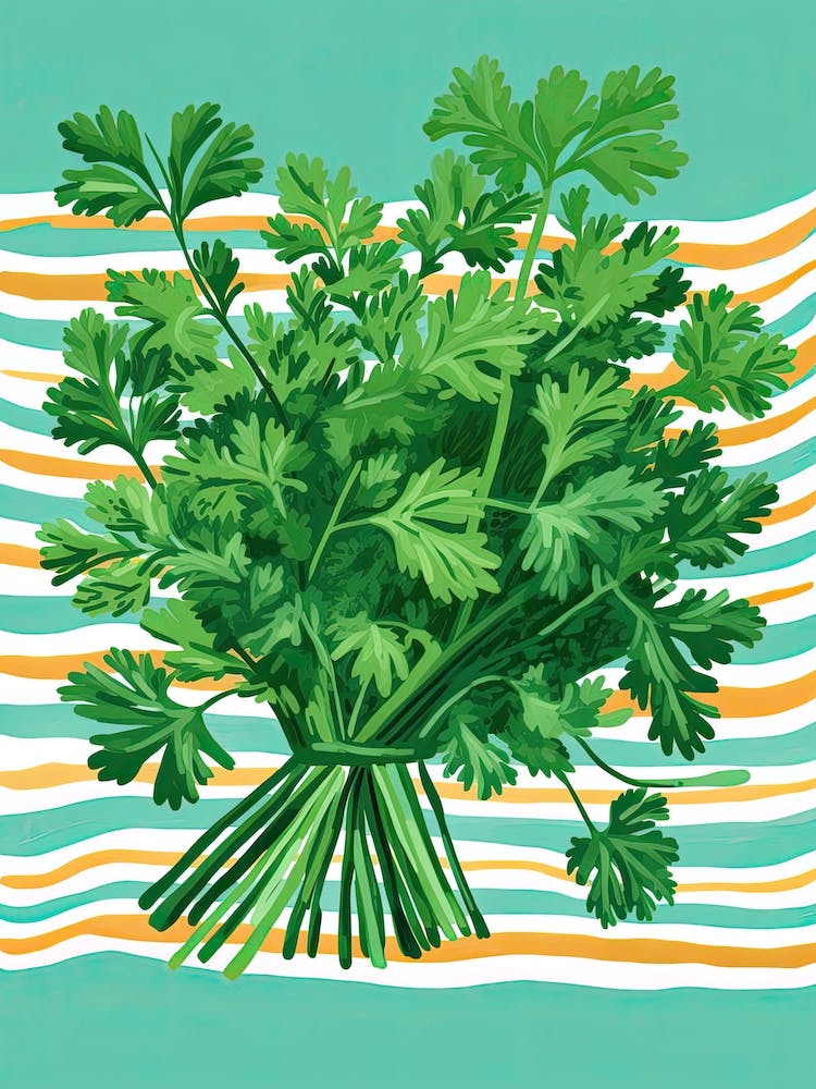 Cilantro Summer Illustration 12 Art Print by Dreamy Seasons Art – Fy!