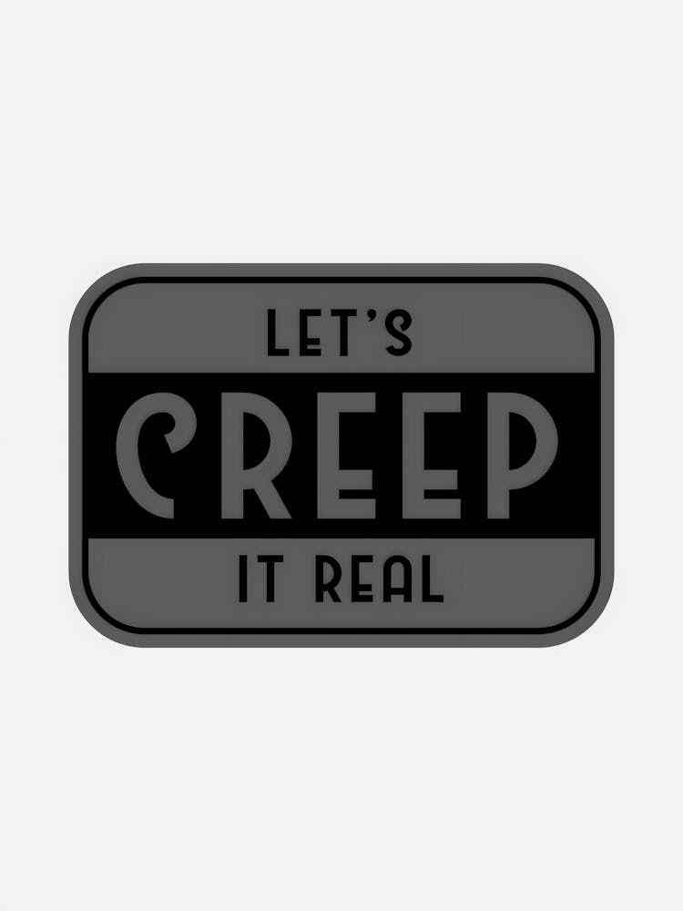 Let'S Creep It Real Art Print by Monochrome Heaven – Fy!