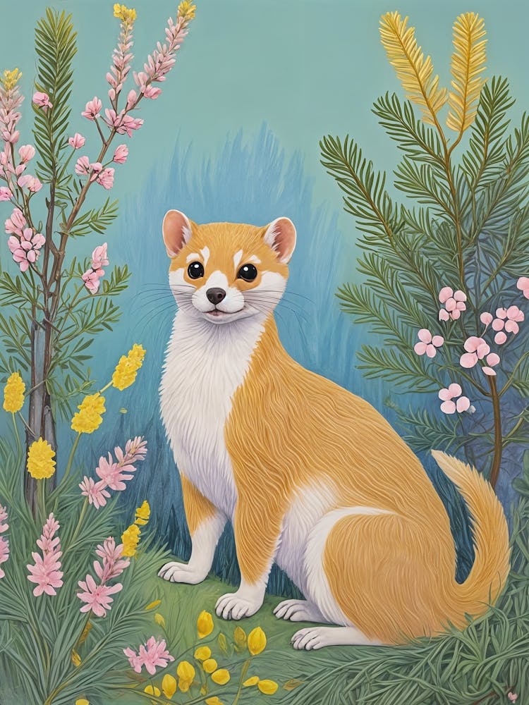 Spring Weasel Art Print by Daydream Pacific – Fy!