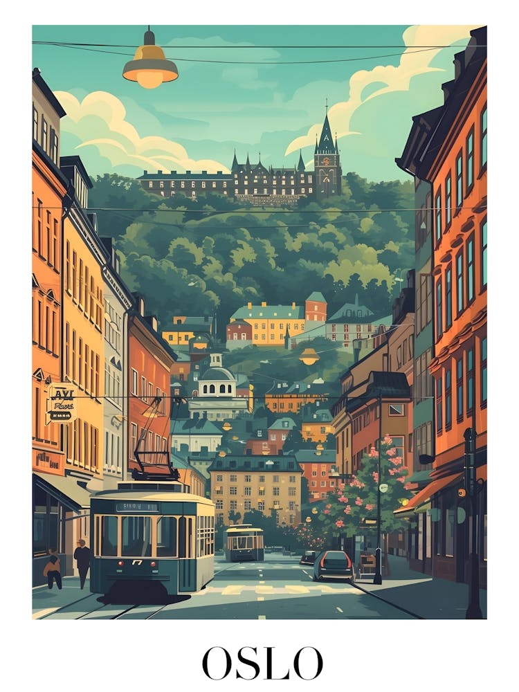 Oslo City Art Print by Art Boutique – Fy!