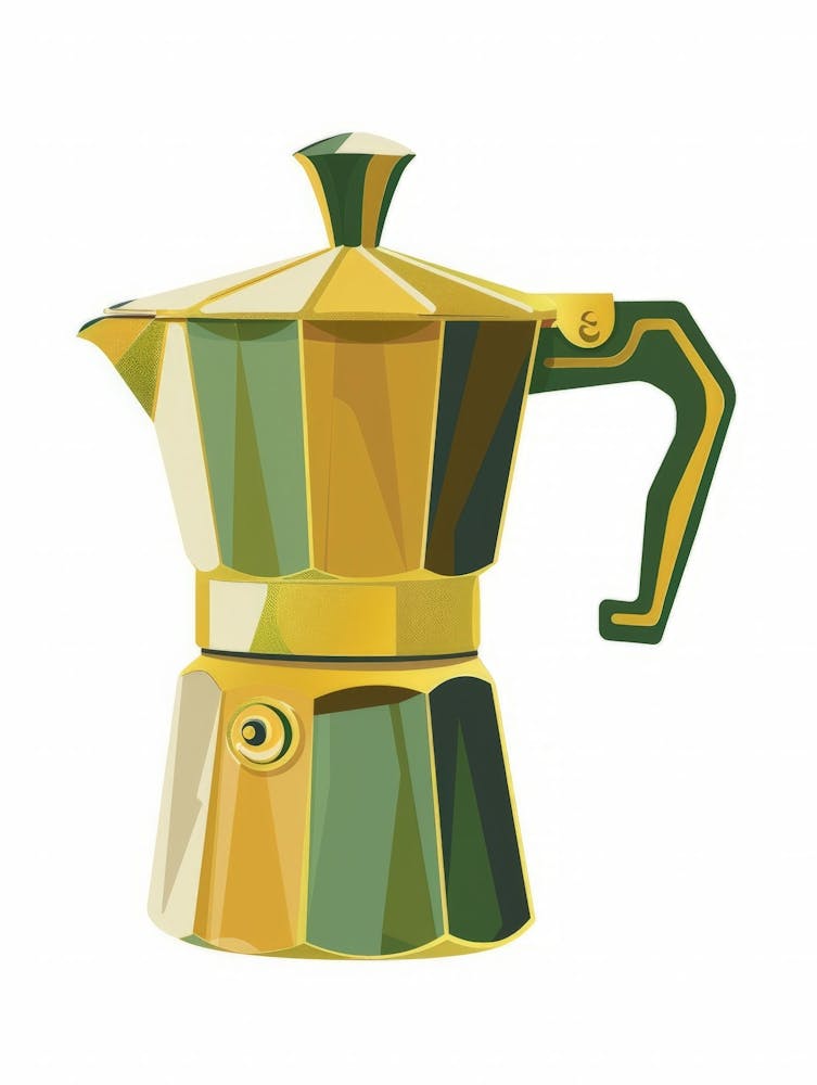 Gold Coffee Maker 2 Art Print by Moving Clouds Art – Fy!