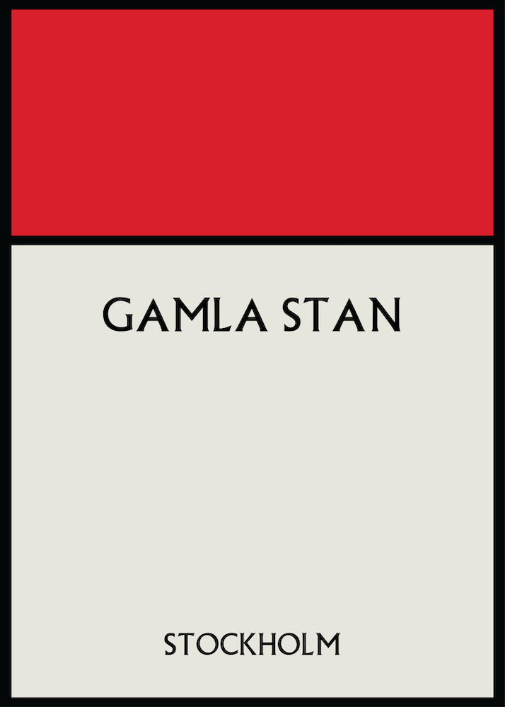 Gamla Stan Stockholm Sweden 1 Art Print by Scandinavian Design – Fy!