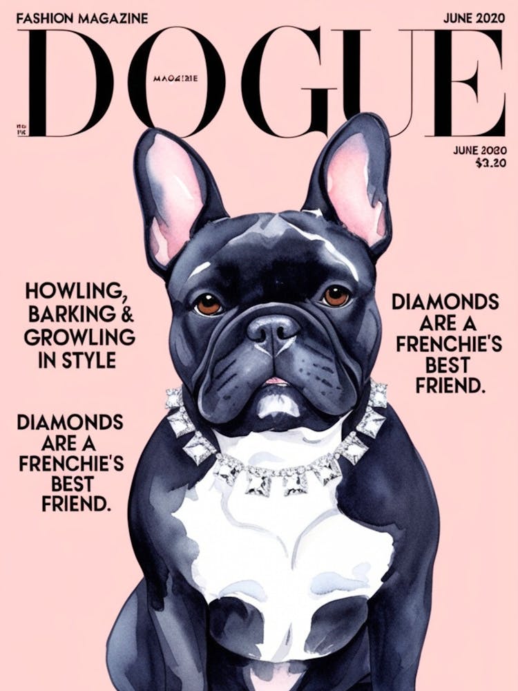 Dogue Magazine Cover Art Print by Len Len – Fy!