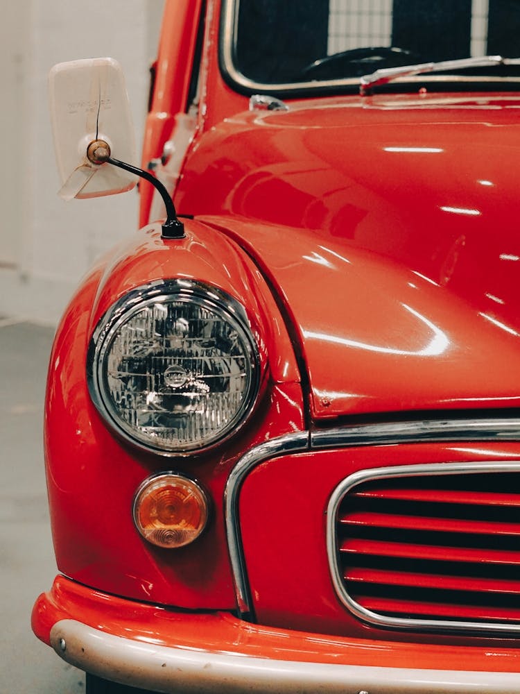 Vintage Red Car Art Print by Nicks emporium – Fy!