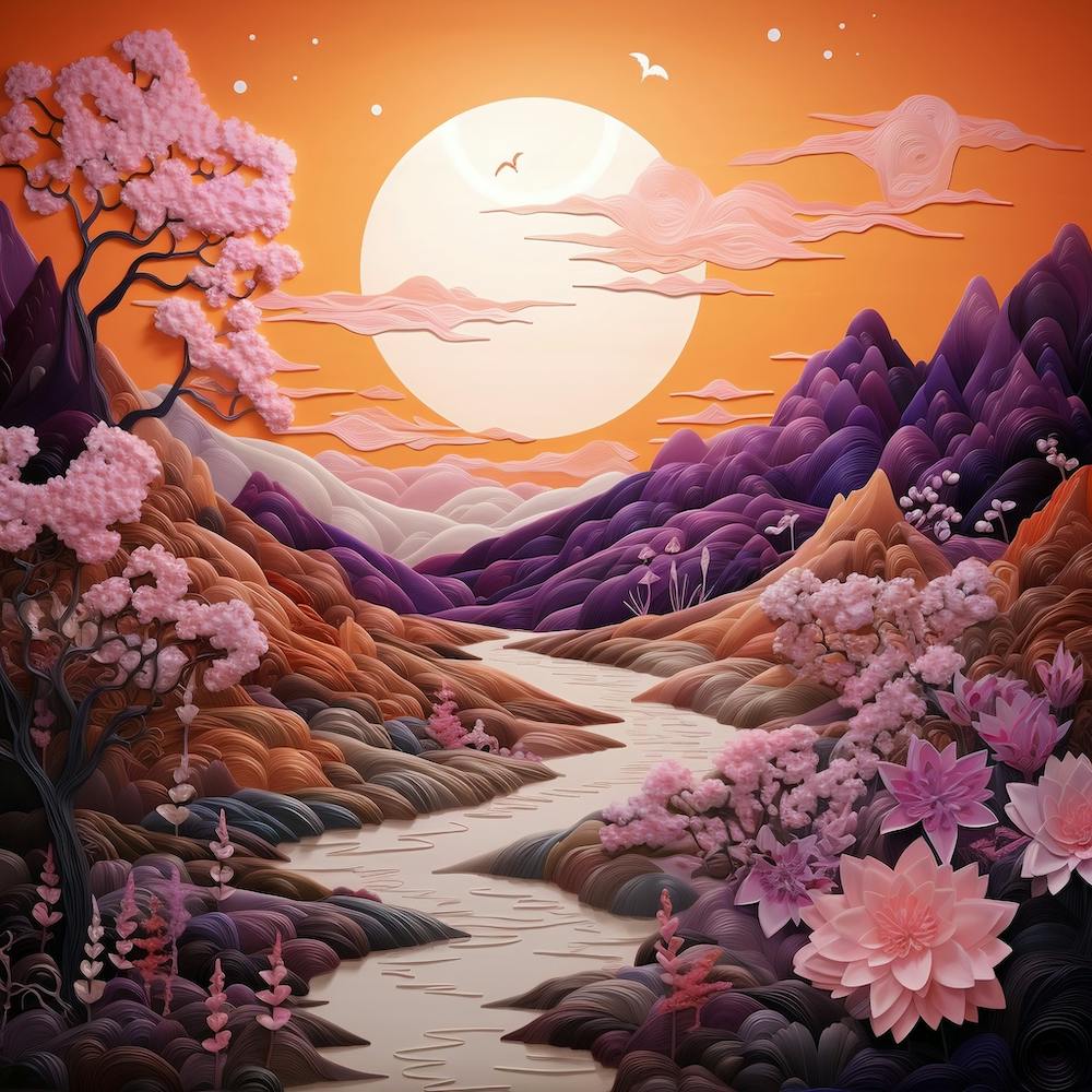 Horizons of Hope: A Future Unveiled Art Print by Generated Magic – Fy!