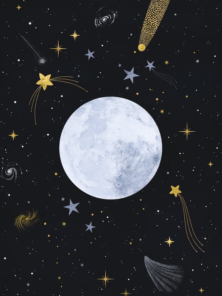 Magic Night Art Print by Carly Watts Art – Fy!