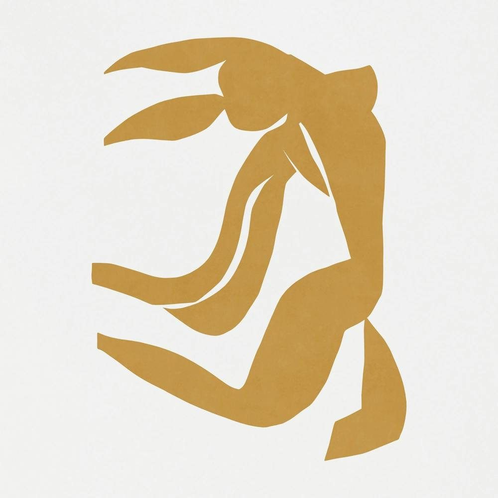 Gold Rabbit - Matisse Art Print by My Favorite Arts – Fy!