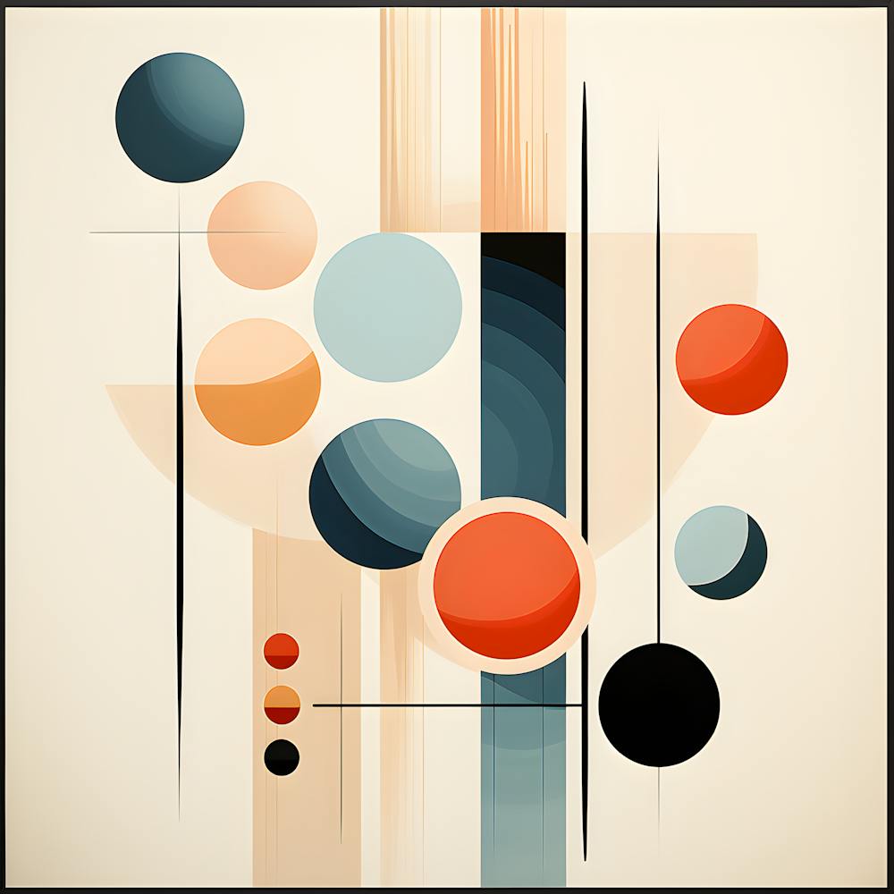 Ephemeral Harmony Visual Rhythms Art Print by Gutyz Designs – Fy!