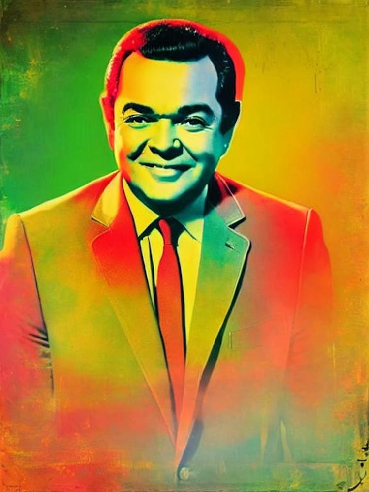 Gilberto Santa Rosa Colourful Pop Art Art Print by The Music Lab – Fy!